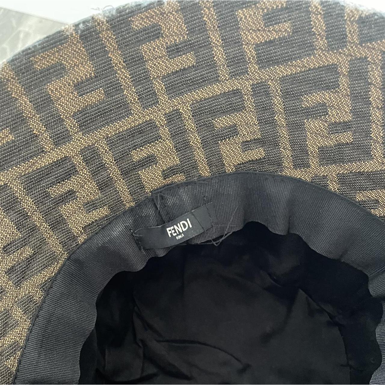 Fendi Women's Brown and Black Hat | Depop
