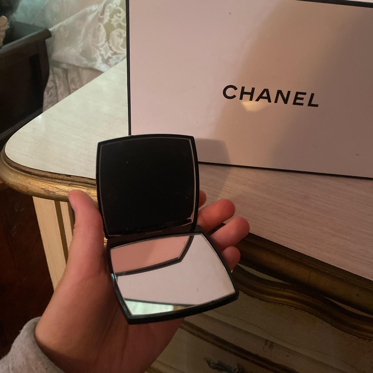 Authentic Chanel compact mirror! Comes with box and... - Depop