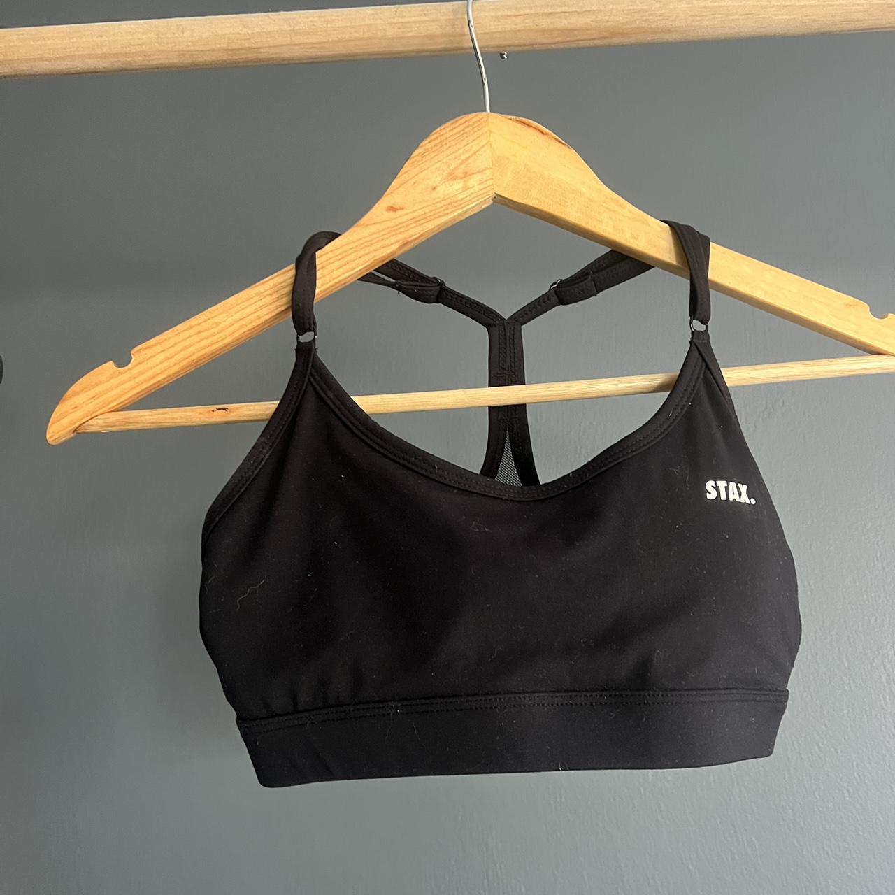 Black stax sport bra xs - Depop