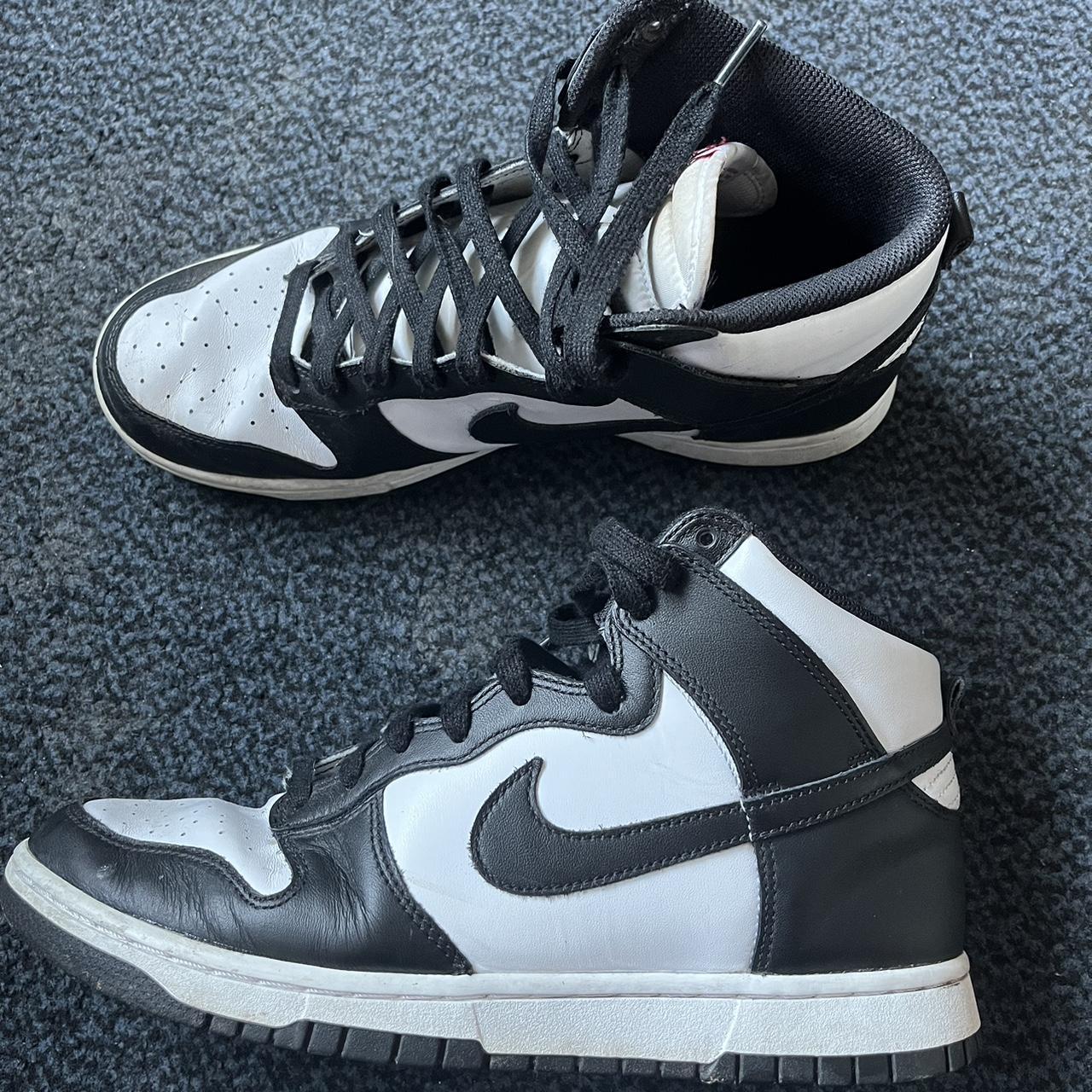 Nike Panda High Dunks Size UK 10 authentic Used but... - Depop