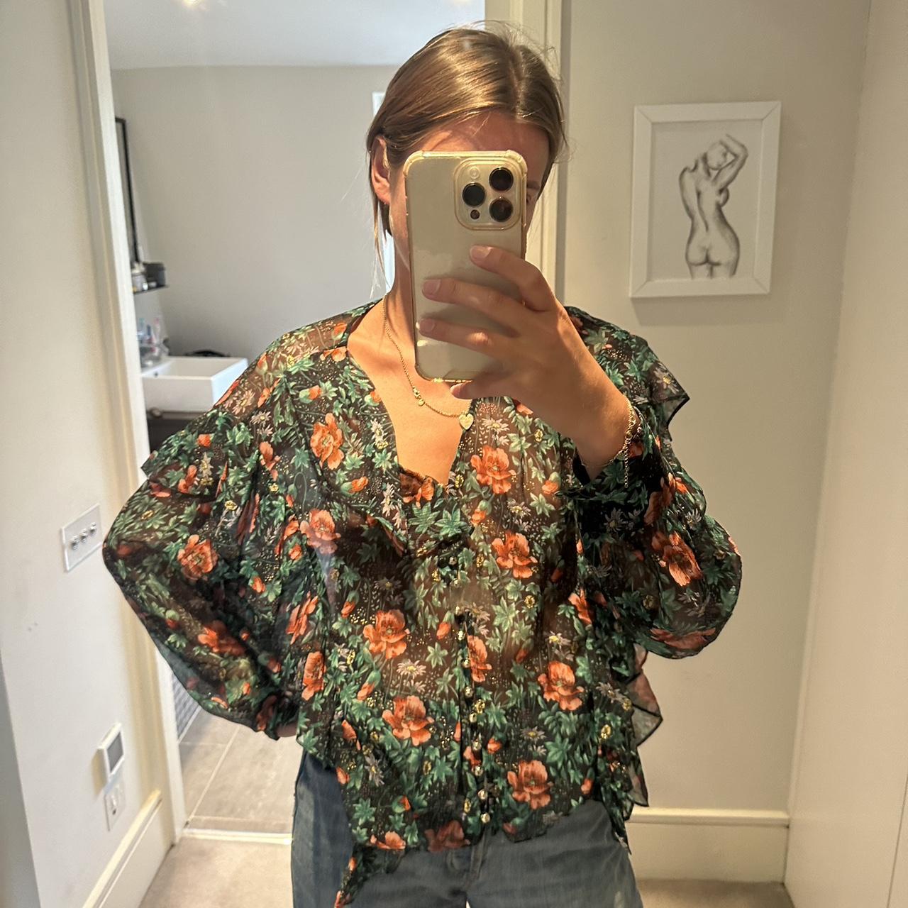 Stunning sheer THE KOOPLES blouse Smart or causal... - Depop