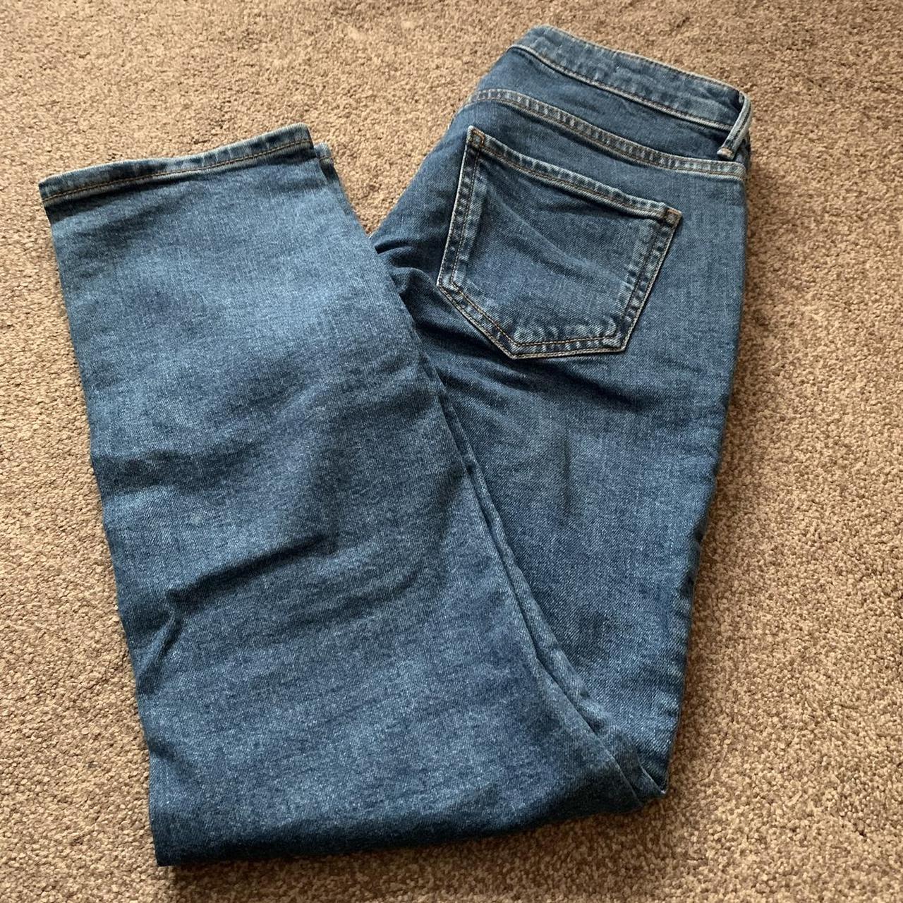 MANGO Women's Grace Jeans EUR Size 36 In Very... - Depop