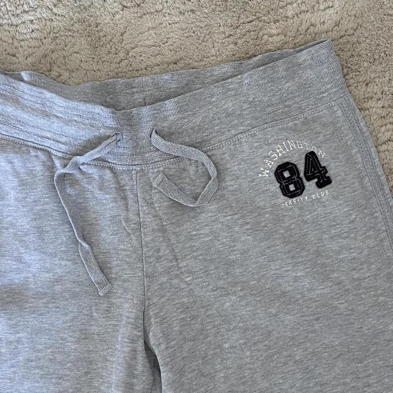 straight leg 2000s grey trackies . tag says size 12... - Depop