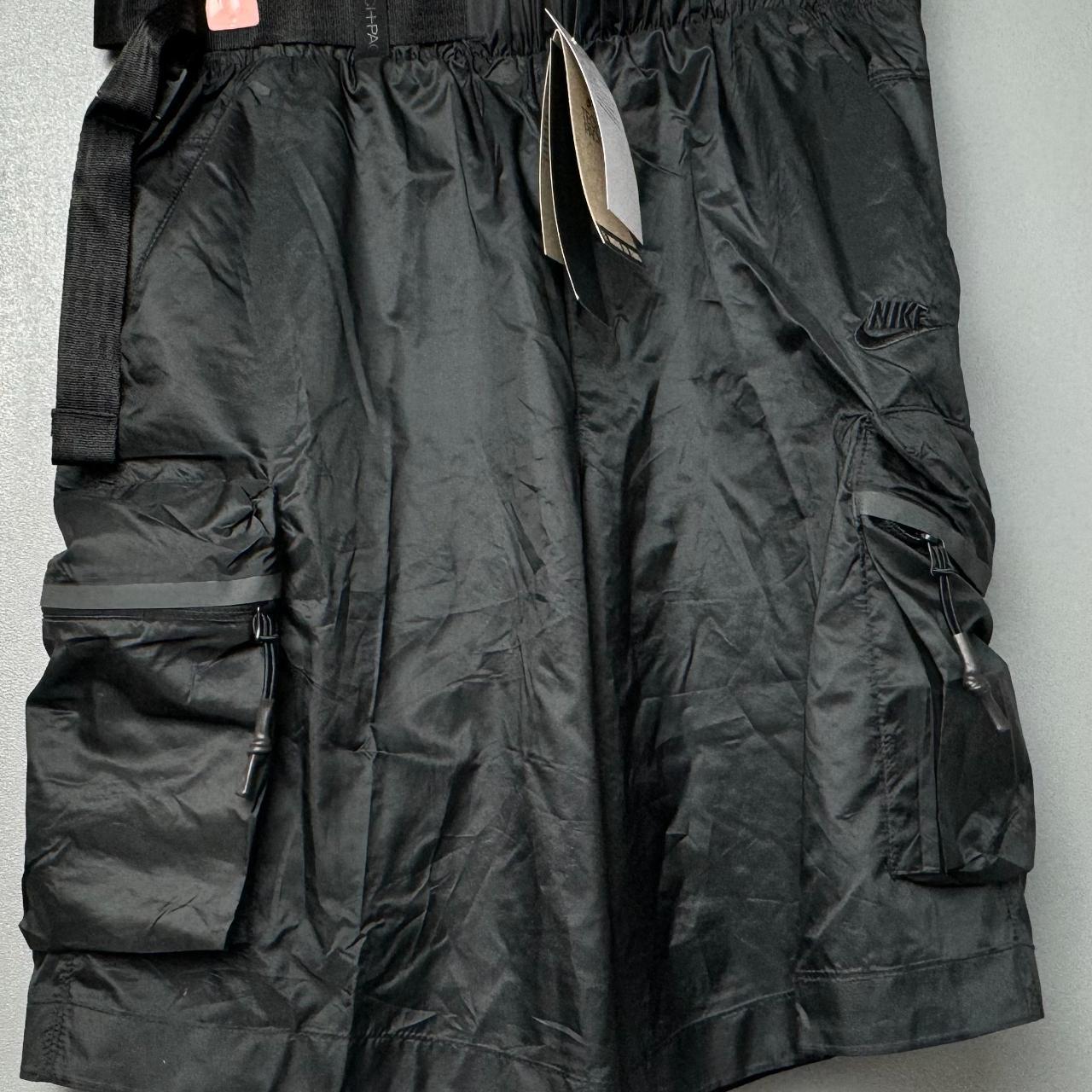 Nike Tech Pack Cargo Shorts Men's Black Woven... - Depop