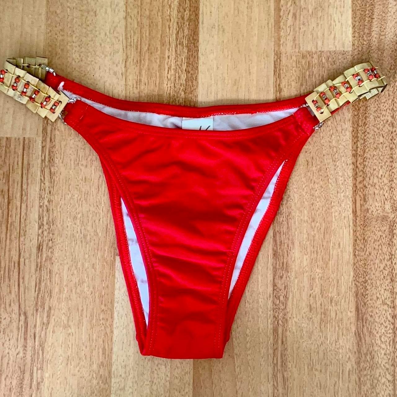 ☀️Brazilian Cut Beach Drop☀️🇧🇷 Brazilian Red bikini... - Depop