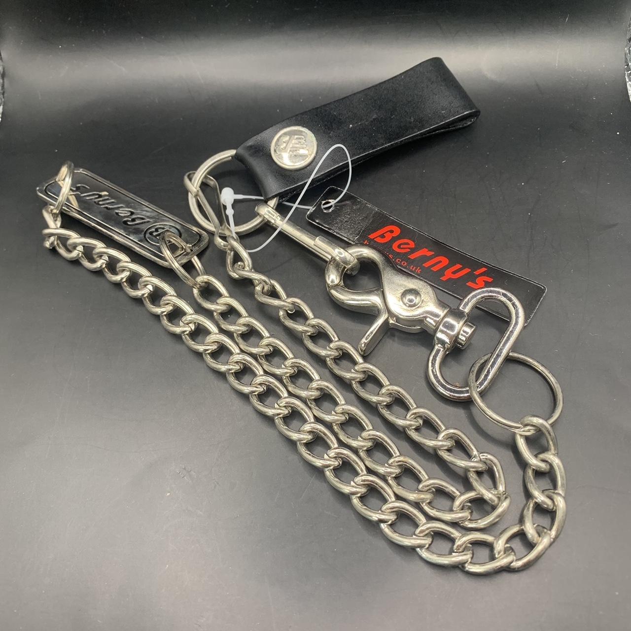 Bernys Jean combat chain key chain SECONDS signs of... - Depop