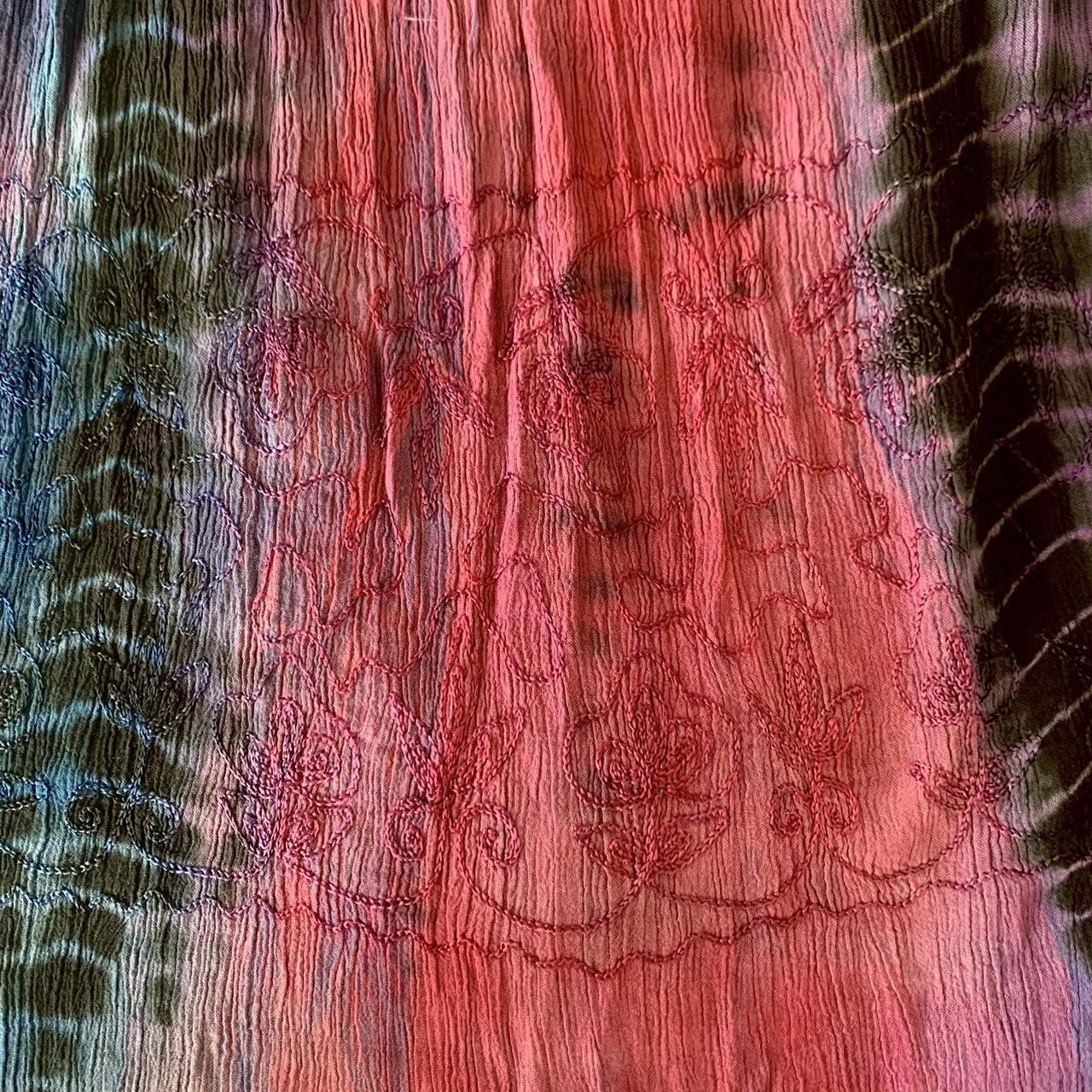 Beautiful Multi Colored Maxi Skirt Perfect For Depop