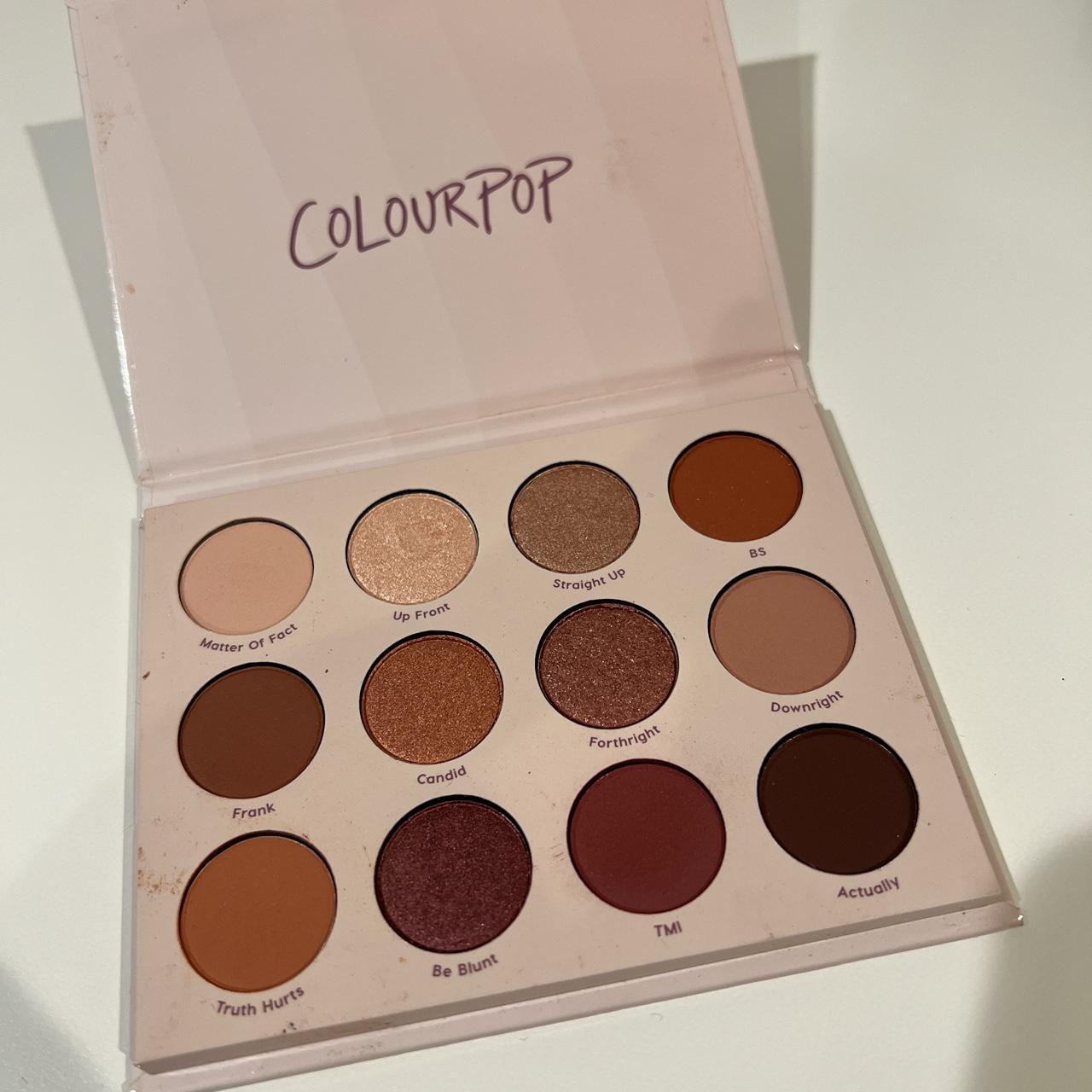 Colourpop Give It To Me Straight eyeshadow palette. ... - Depop