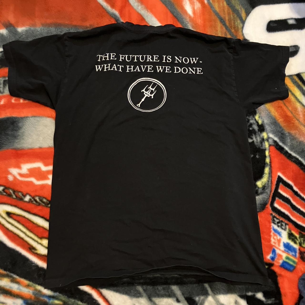 Black and white Project Pitchfork band tee | Depop