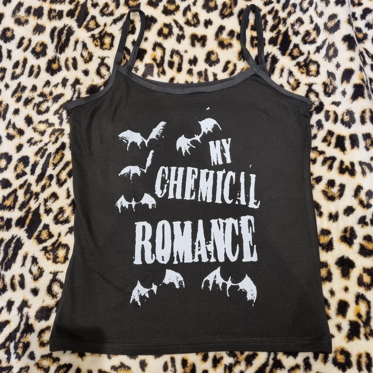 my chemical romance bat cami MCR bats camisole top... - Depop