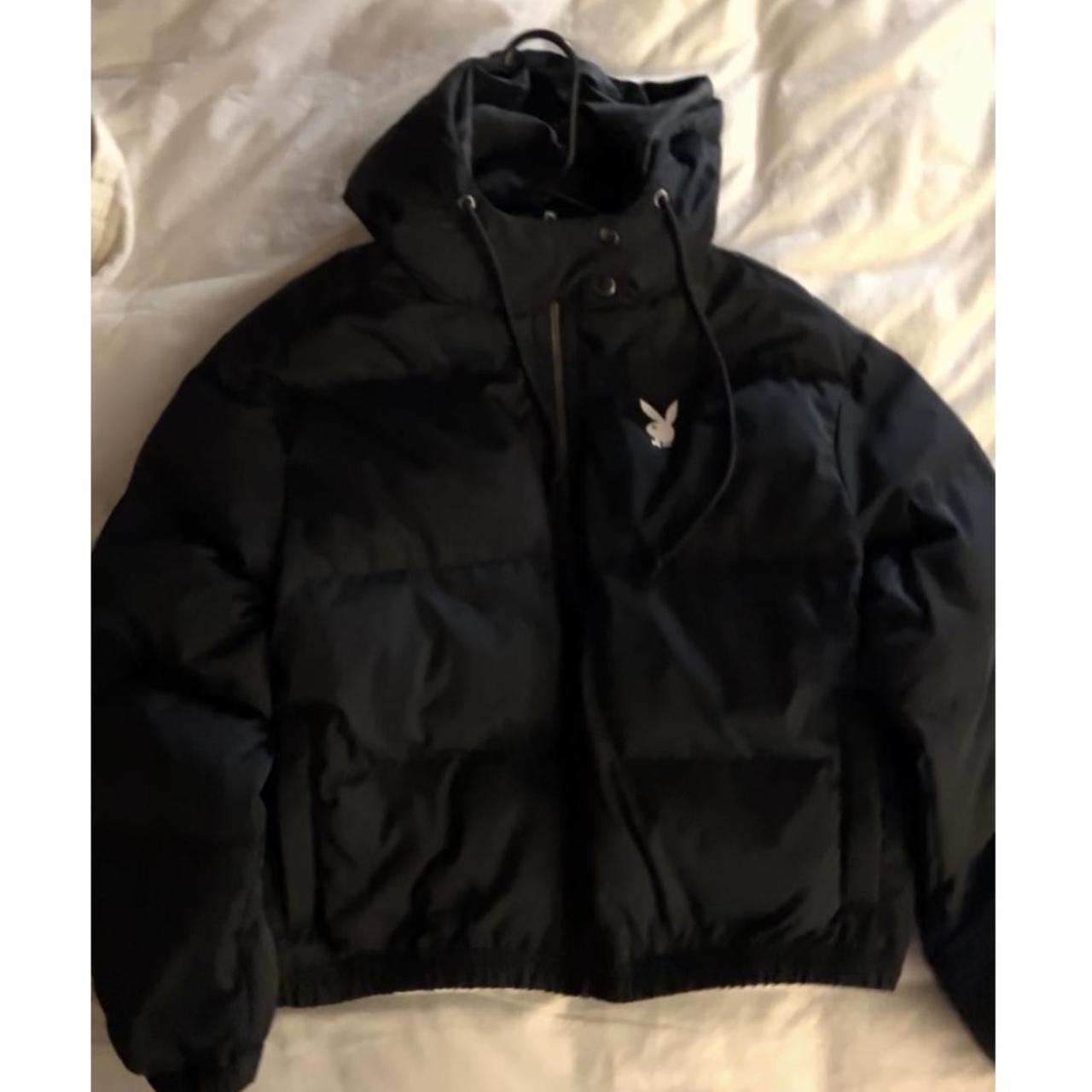 ️🌲 Playboy Black Puffer Jacket 🌲 ️ Never worn before,... - Depop