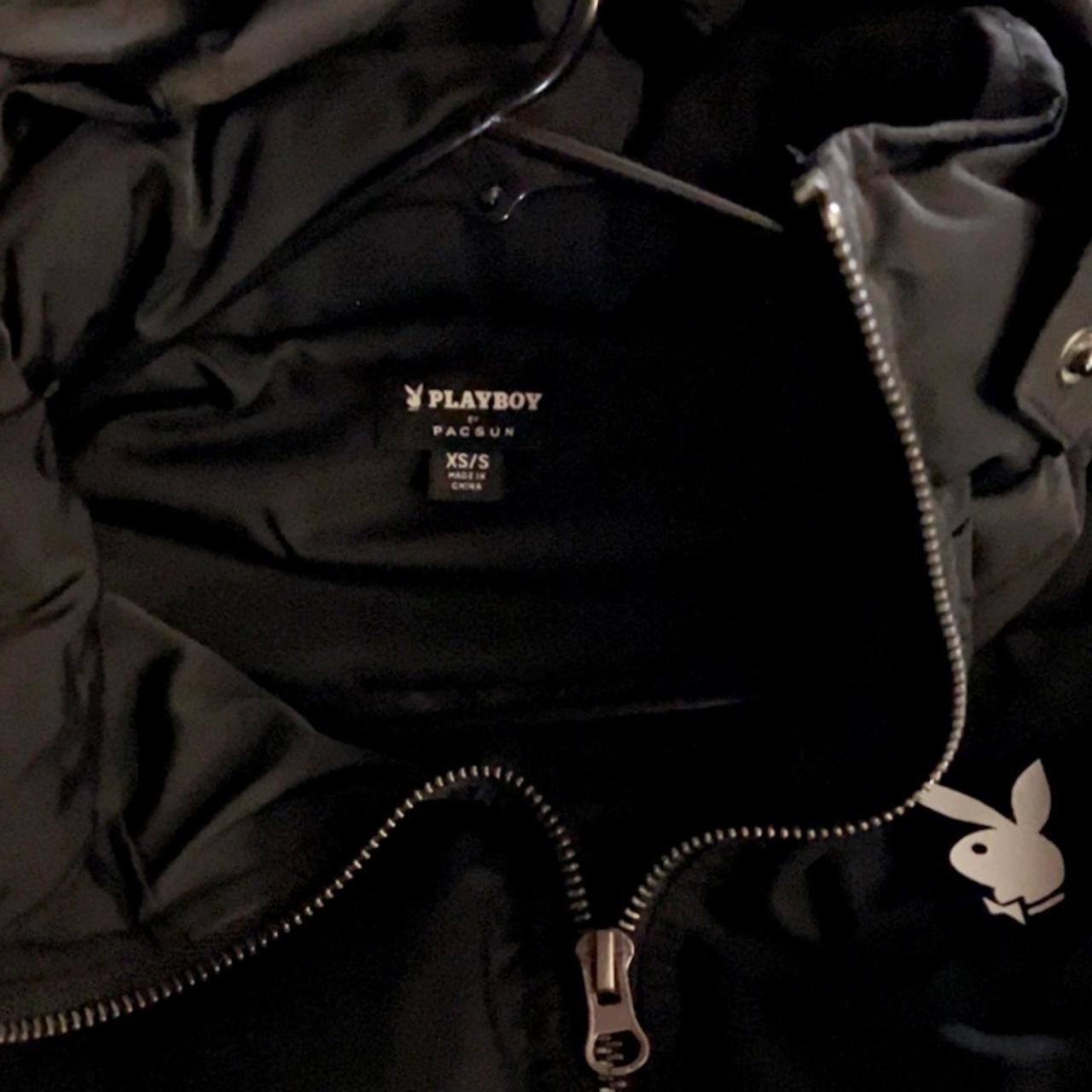 ️🌲 Playboy Black Puffer Jacket 🌲 ️ Never worn before,... - Depop