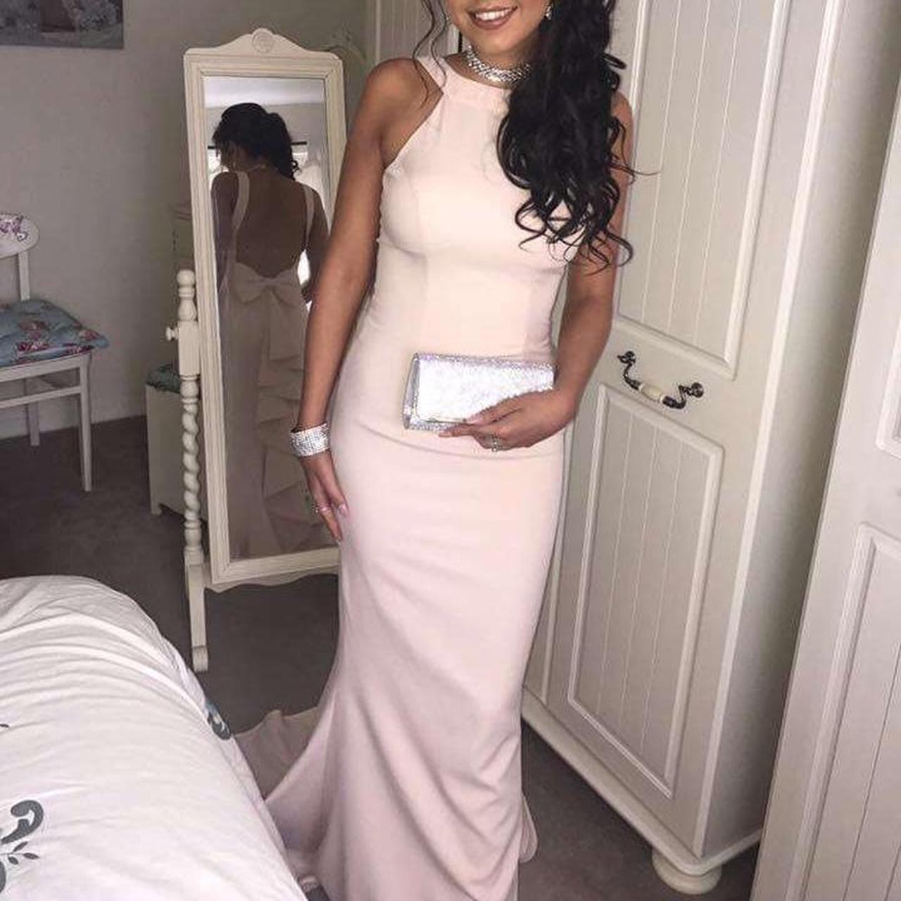 Baby Pink prom dress Size 8 Red Carpet Ready paid... - Depop