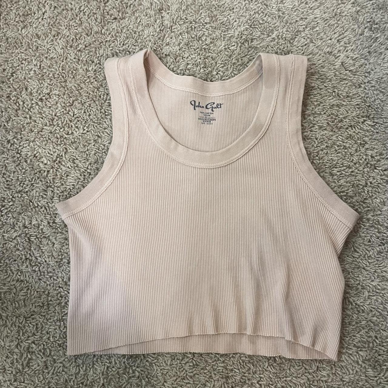 Baby Pink Brandy Melville Tank Loose fit,... - Depop