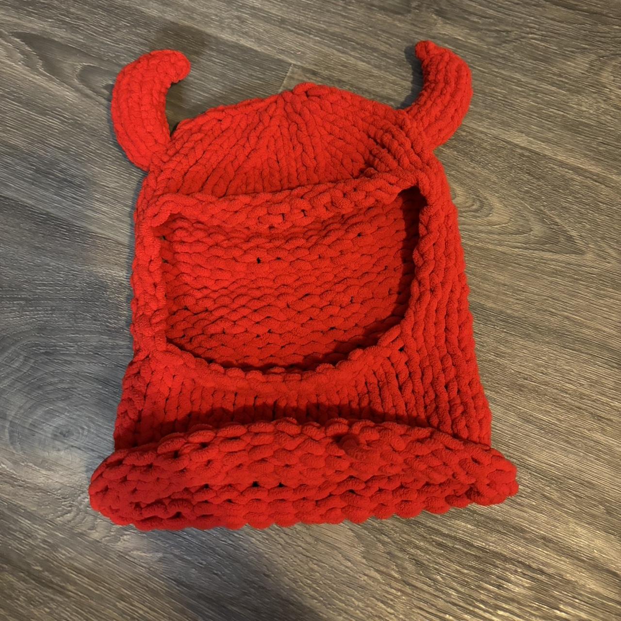 Cute devil knit shiesty #shiesty #halloween... - Depop