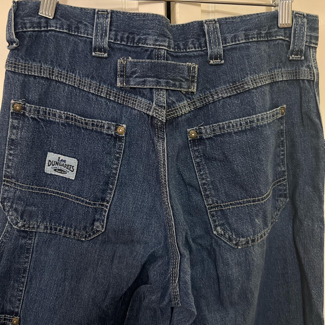 Lee Women's Navy Jeans | Depop