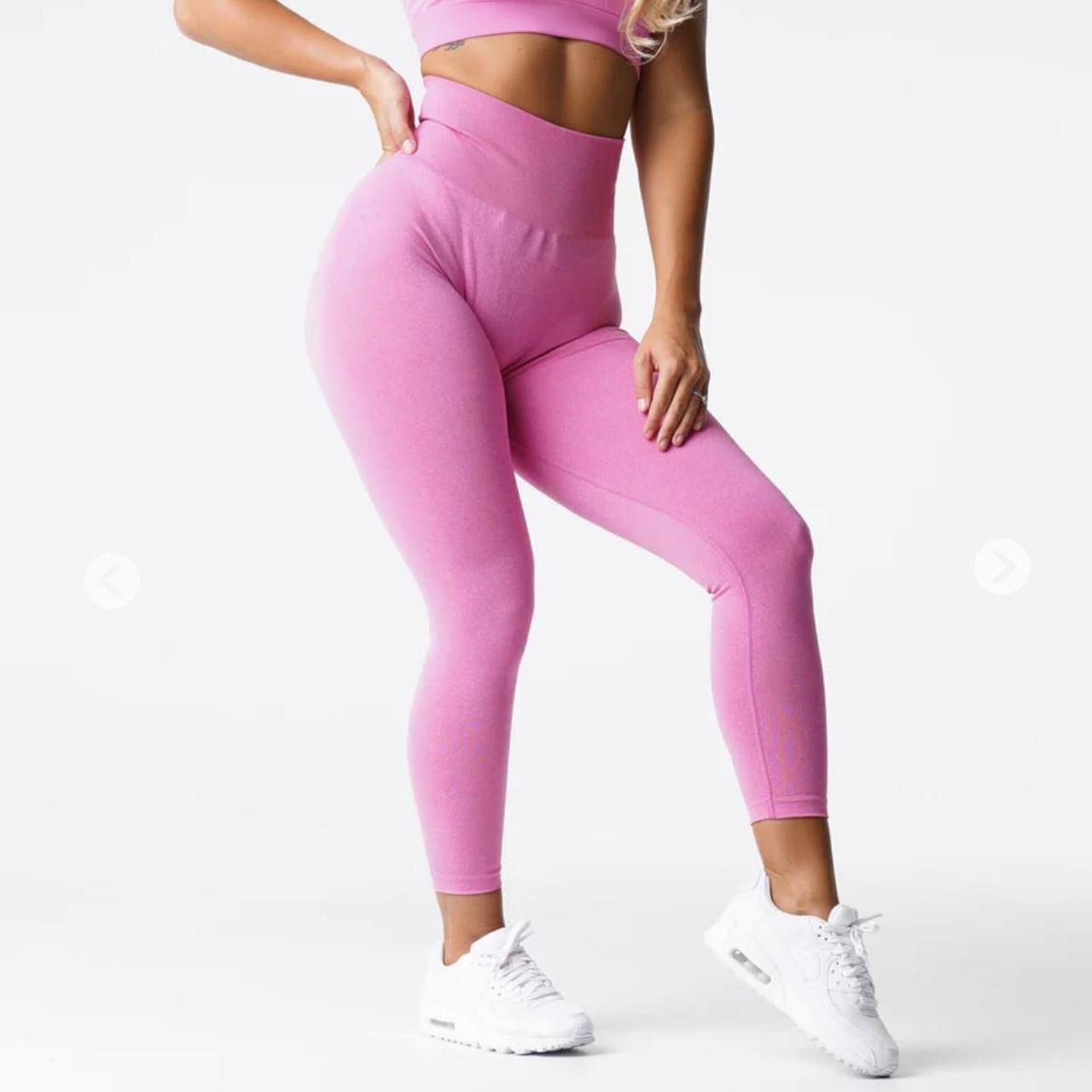 Nvgtn Bubble Gum Pink Nv Seamless Leggings Size Depop