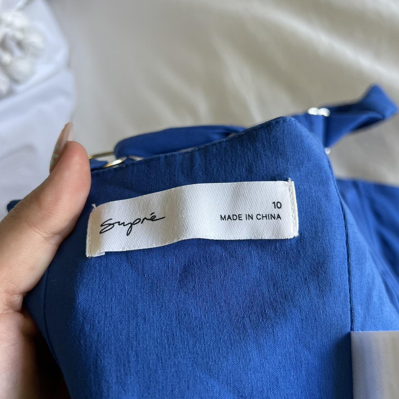 Blue and Black Supré Corset Tops - Worn Once or... - Depop