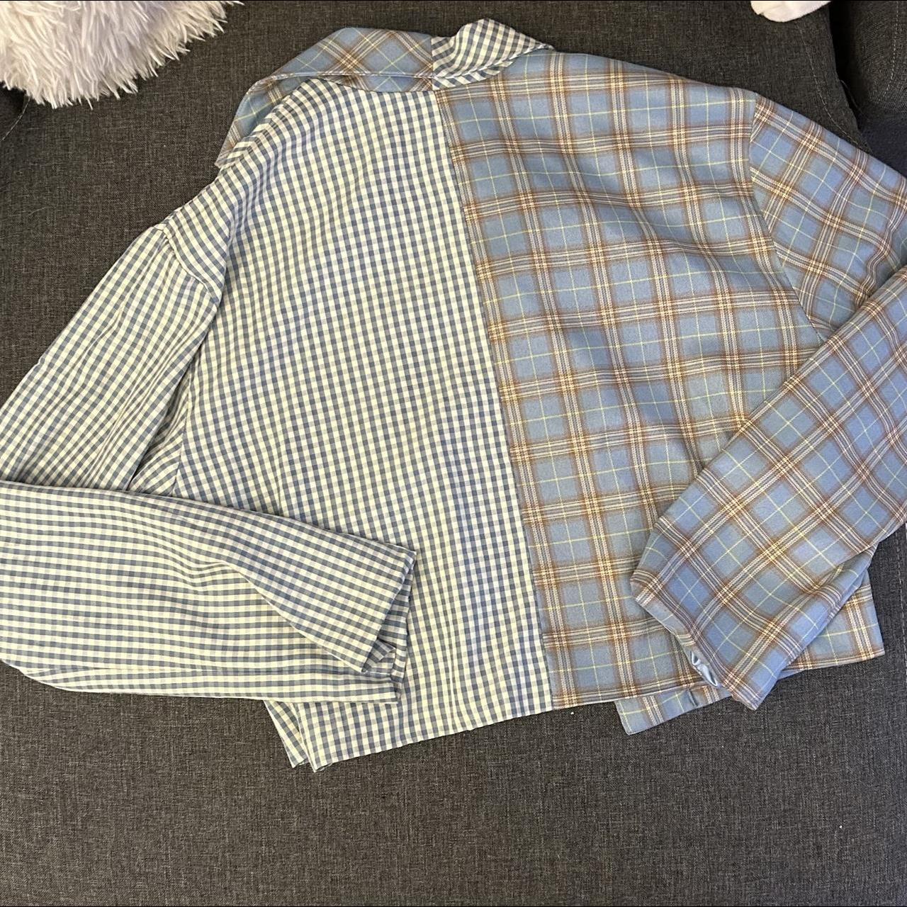 🌀THE RAGGED PRIEST BLAZER🌀 cute, cropped, plaid... - Depop