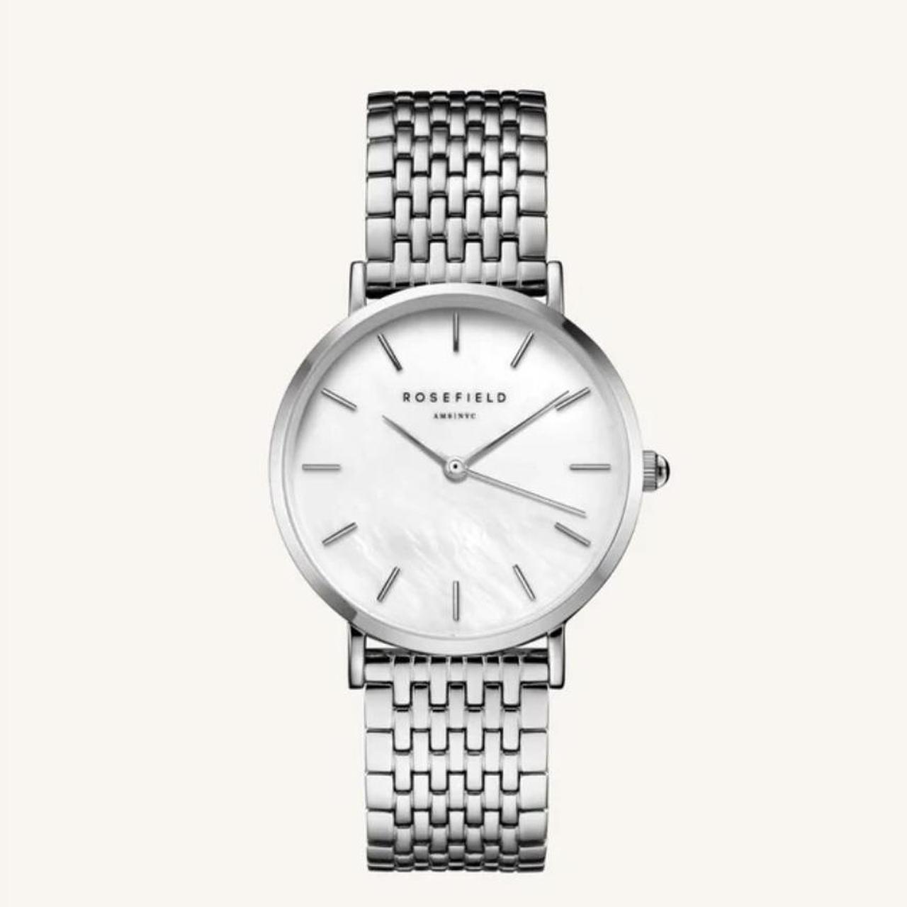Rosefield Silver Watch - needs a new battery - has... - Depop