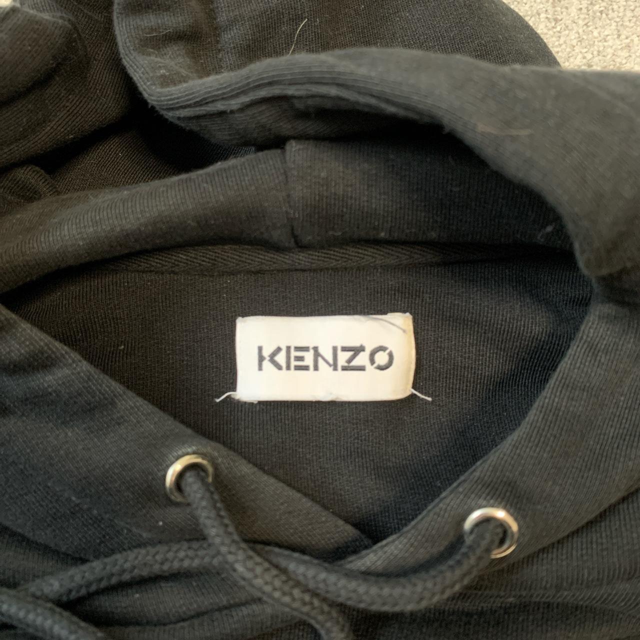 Men’s black Kenzo hoodie Worn a few times but in... - Depop