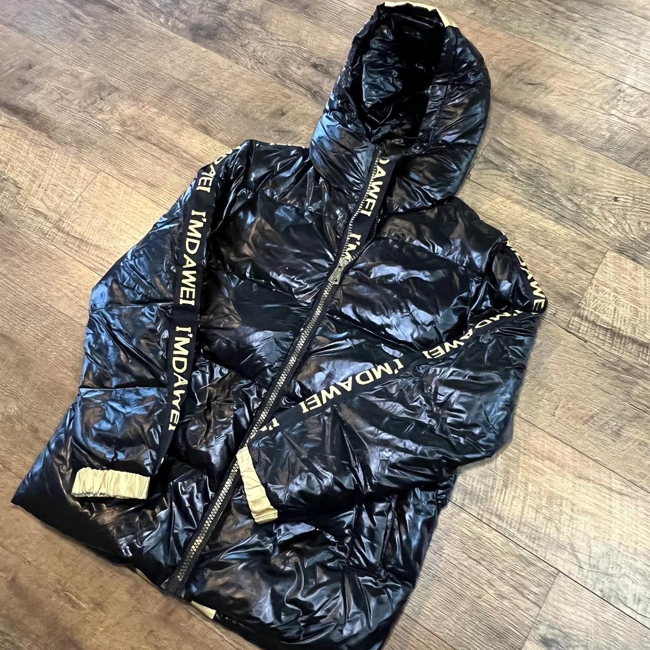 Tour + “I Just Wanna Rock” puff jacket (Men Medium) | Depop