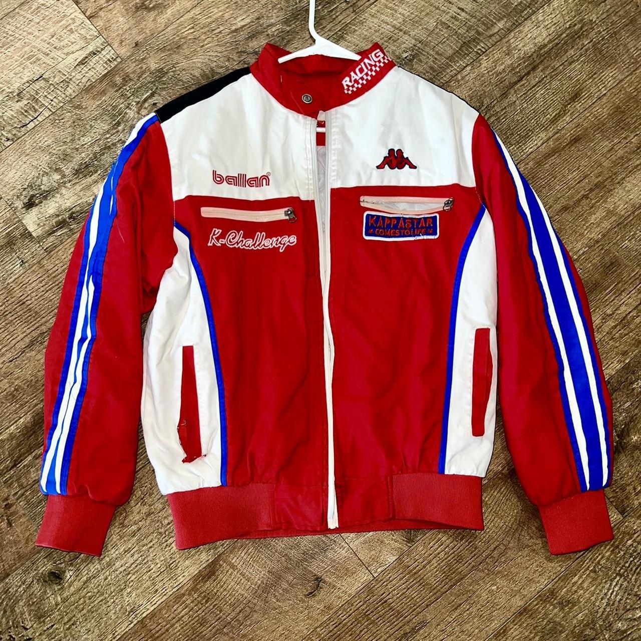 Viral YouTube Kappa race jacket (Unisex XL , runs... | Depop