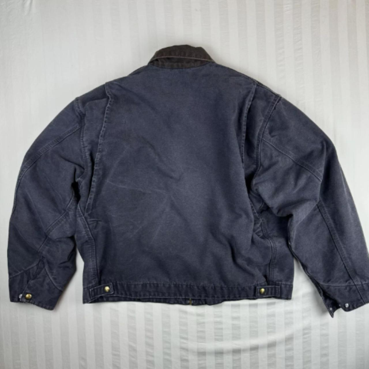 Vintage Carhartt Detroit Jacket Mens XL Black J97... - Depop