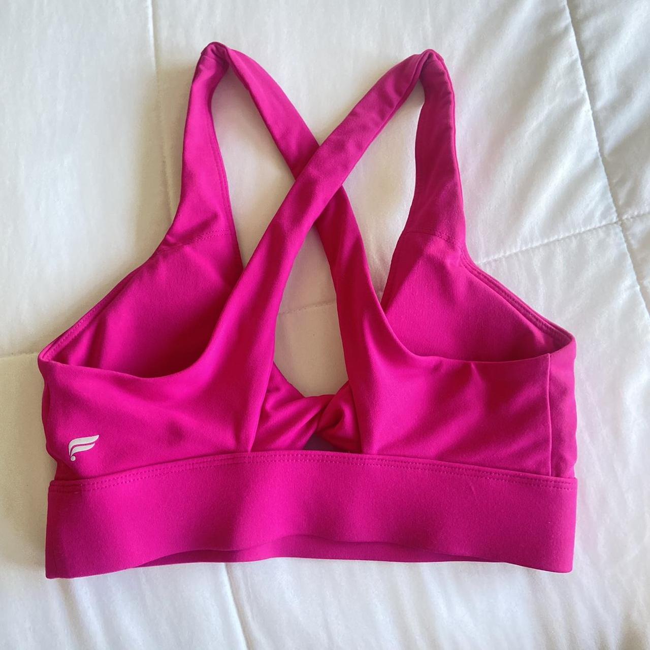 Fabletics Women's Pink Top | Depop