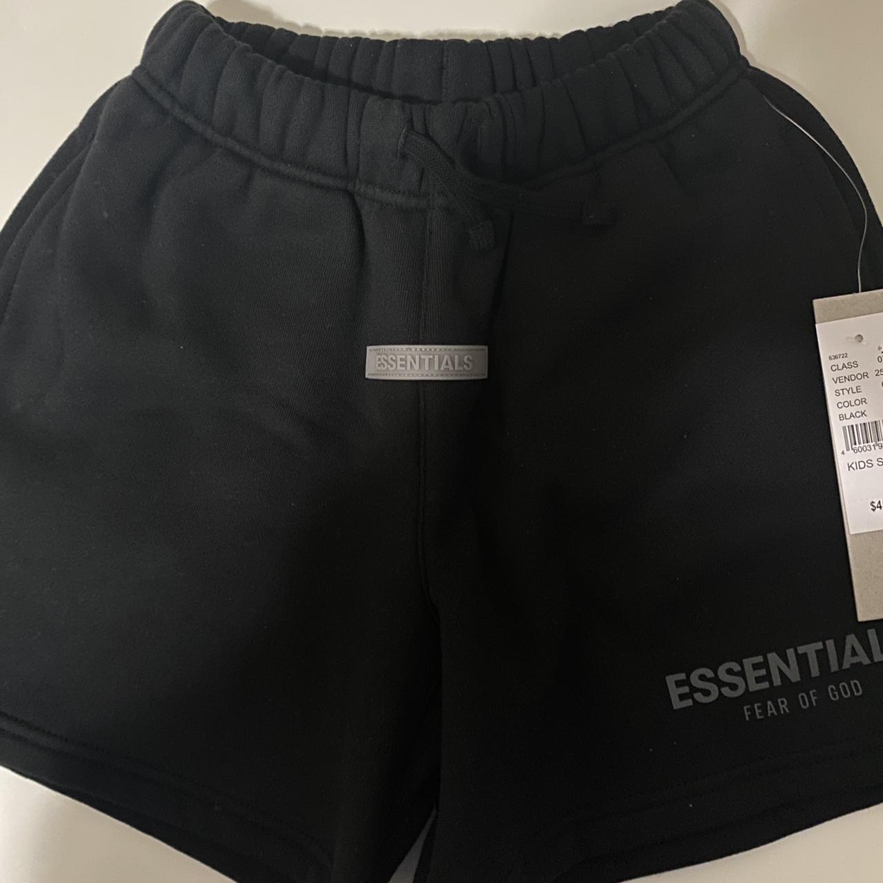 Essentials Black Joggers-tracksuits | Depop