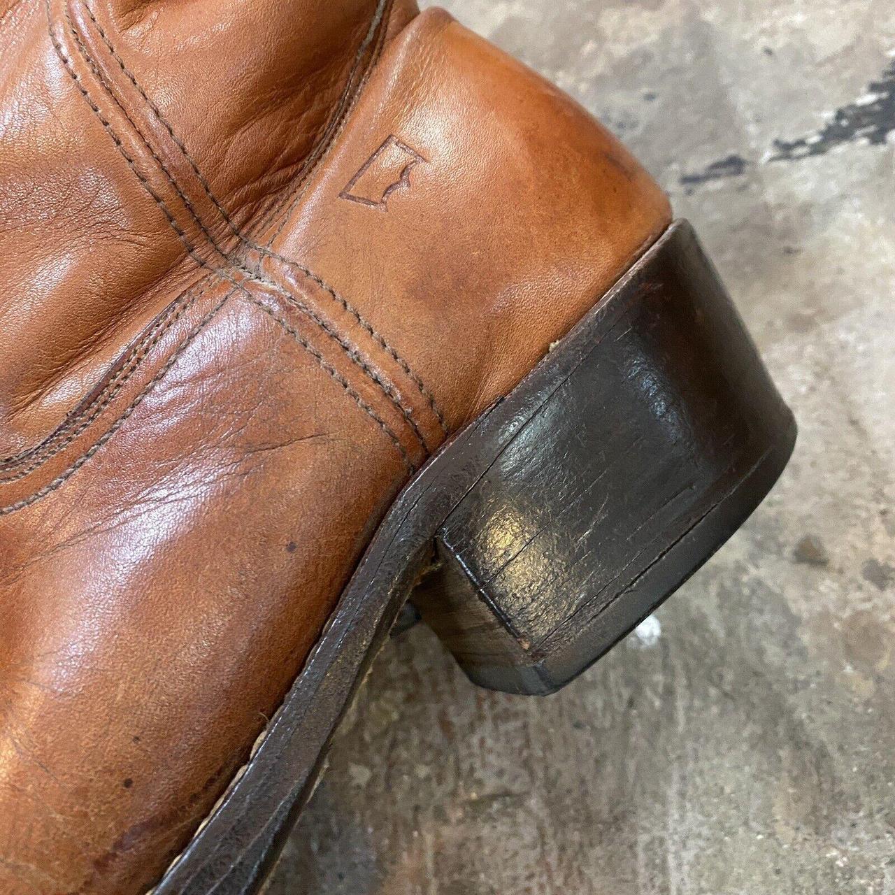 Vintage 70's Levi's Orange Tab Cowboy Boots Roper... | Depop