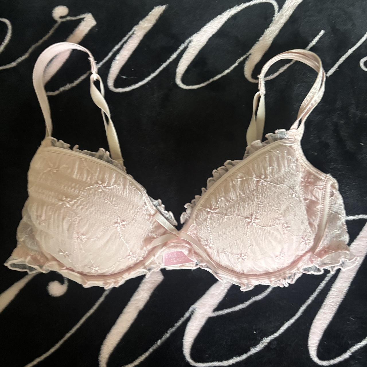 Rare Vintage Victoria’s Secret bra! 36C Pink with... | Depop