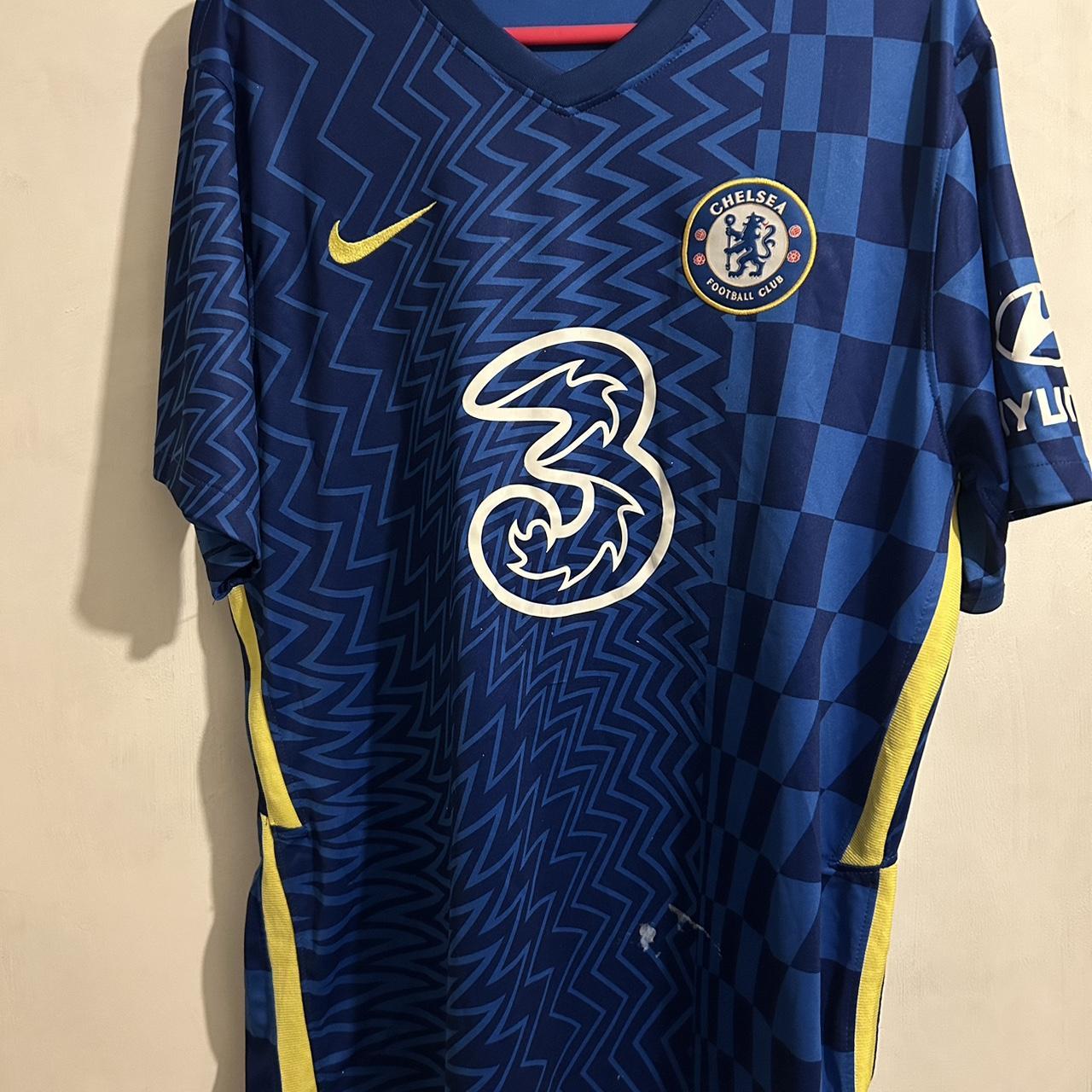 Nike Chelsea blue and yellow third kit #football... - Depop