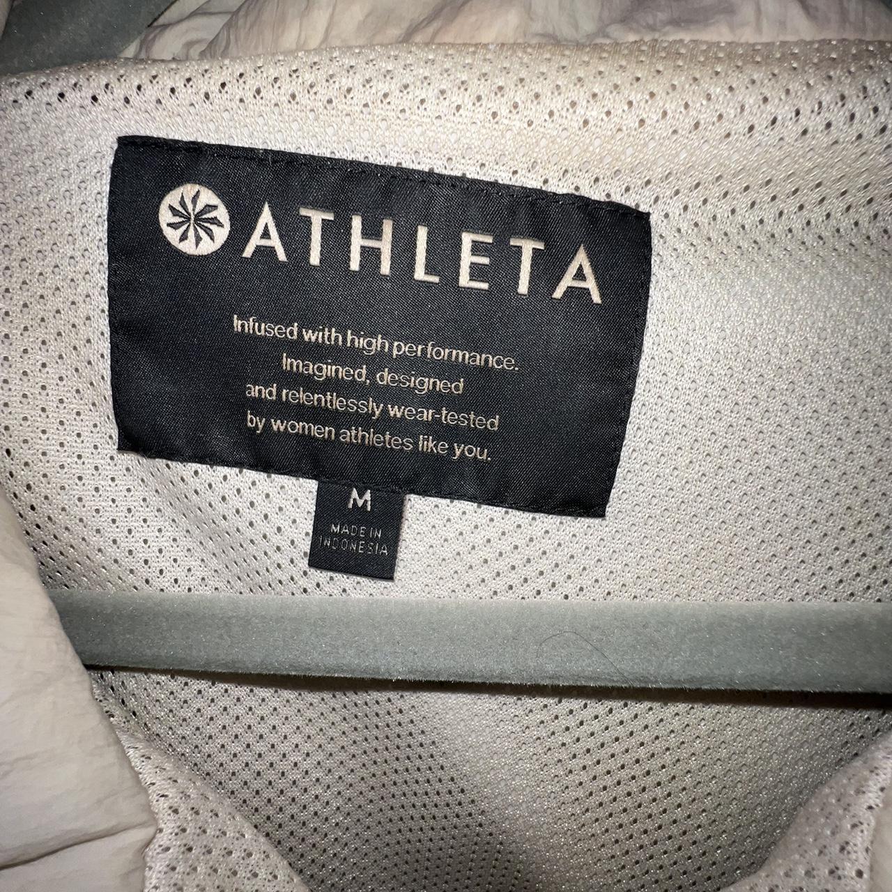 Athleta windbreaker with attached hood Size M, but... - Depop