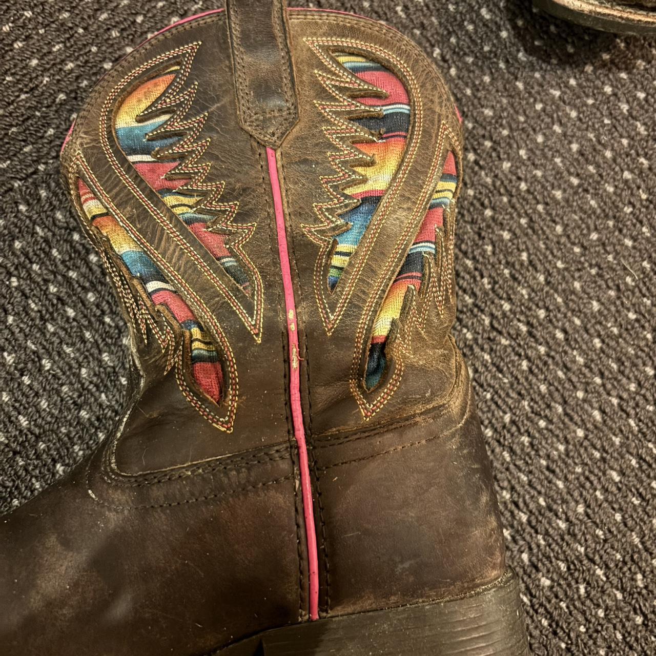 Kids / tween ariat boots Size 4 Good condition... | Depop