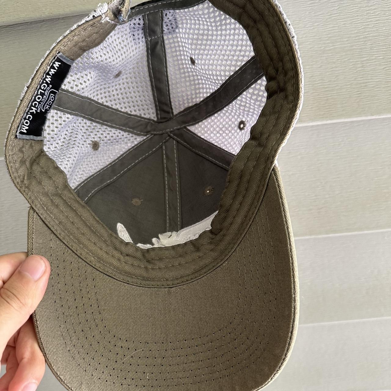 Glock hat SnapBack Olive green #glock #hat #green... - Depop