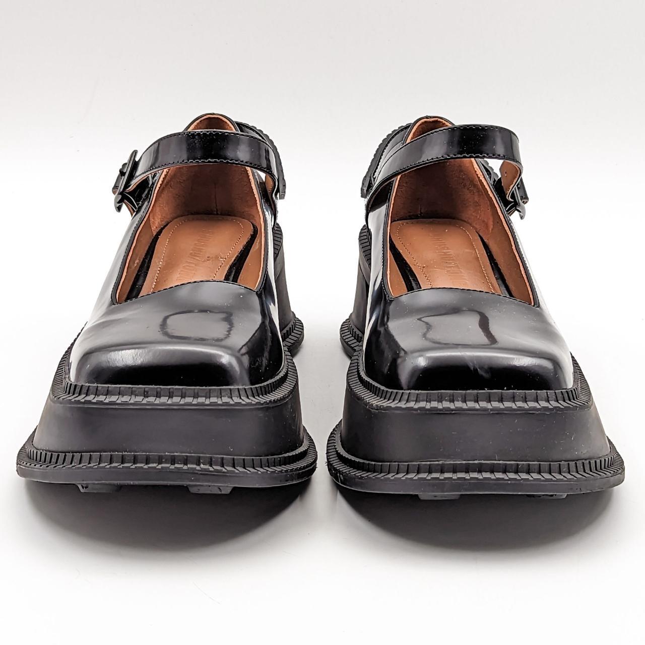 Shushu Tong Women Mary Jane Platform Black Leather... - Depop
