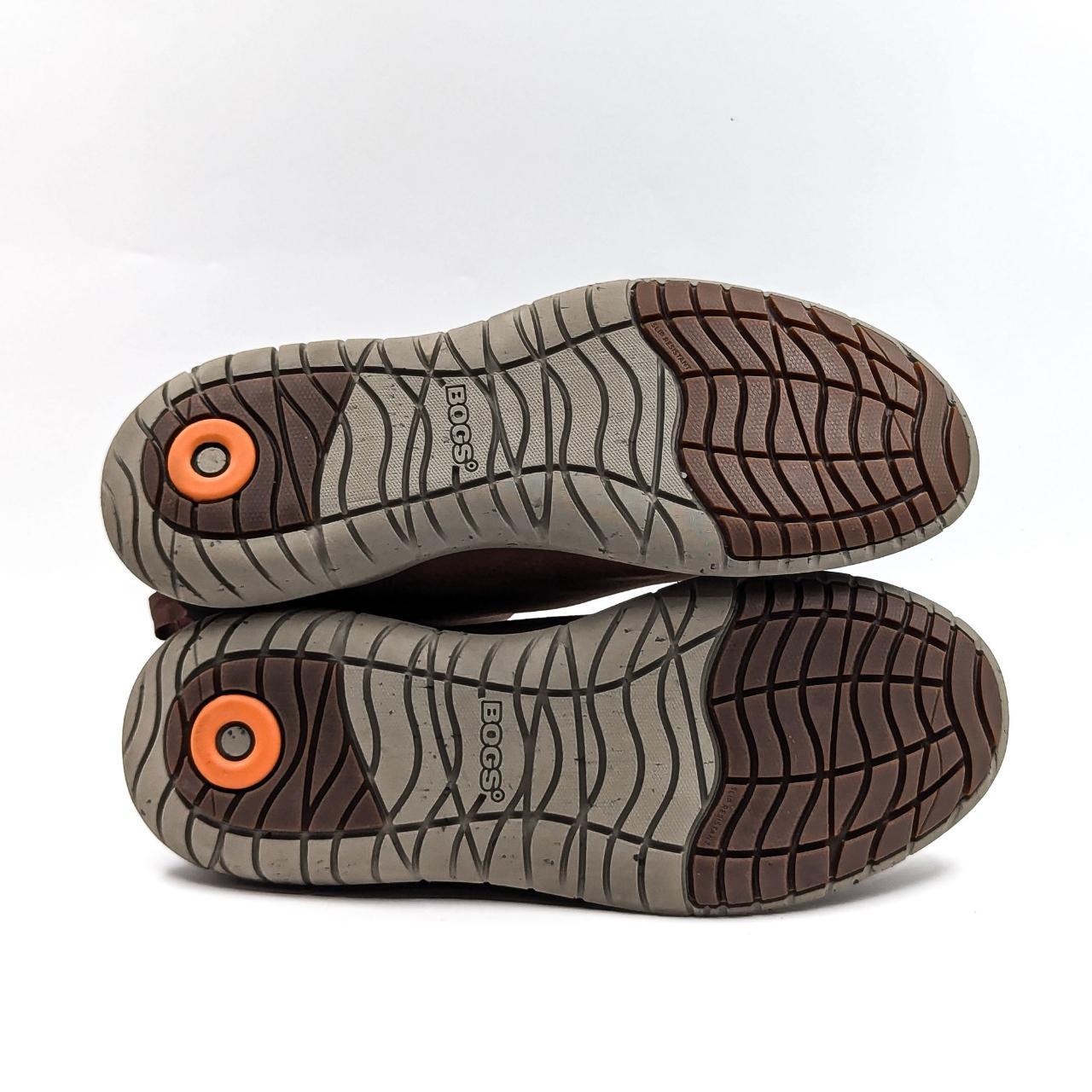 BOGS Men Spruce Brown Leather Chelsea Slip Boots... - Depop