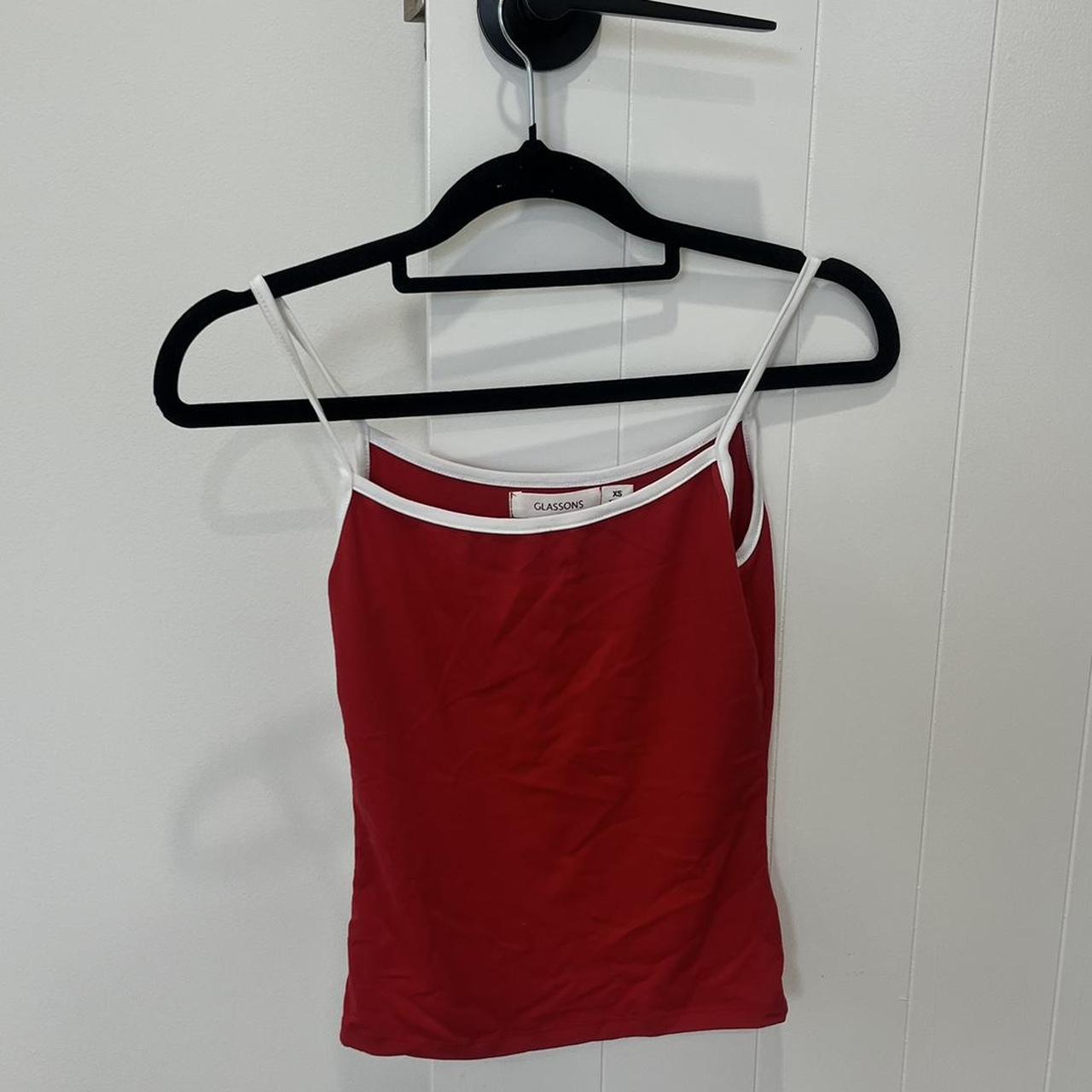 GLASSONS - Red Crop ⭐️ Size XS #glassons #kookai... - Depop