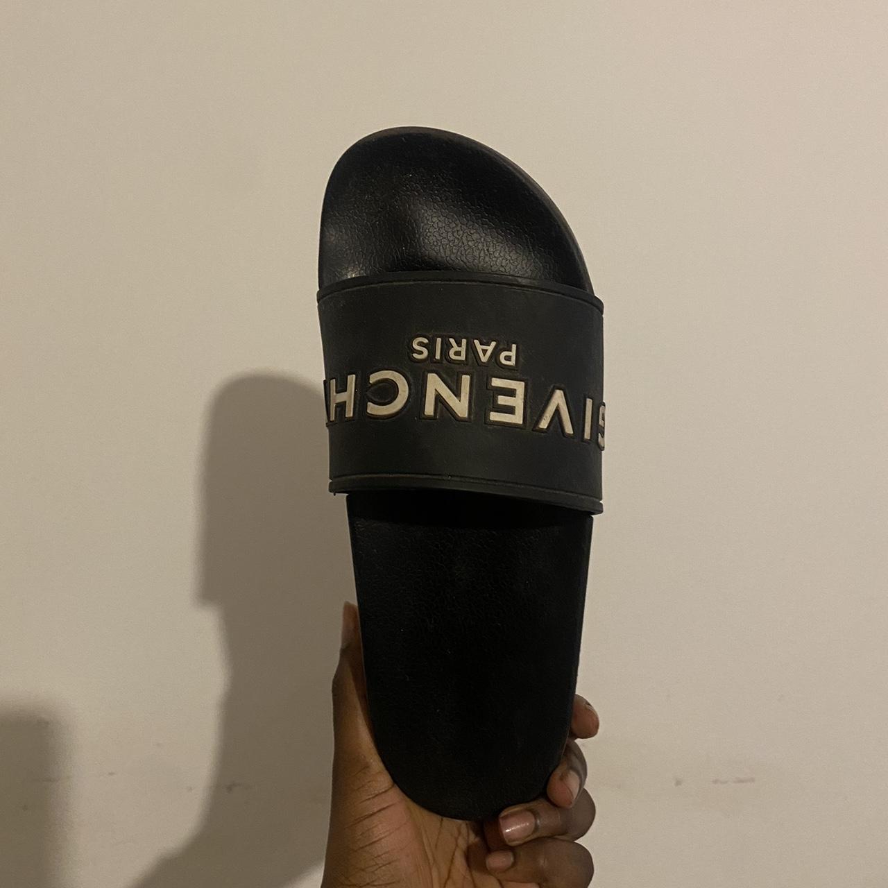 Givenchy Women's Black Slides | Depop