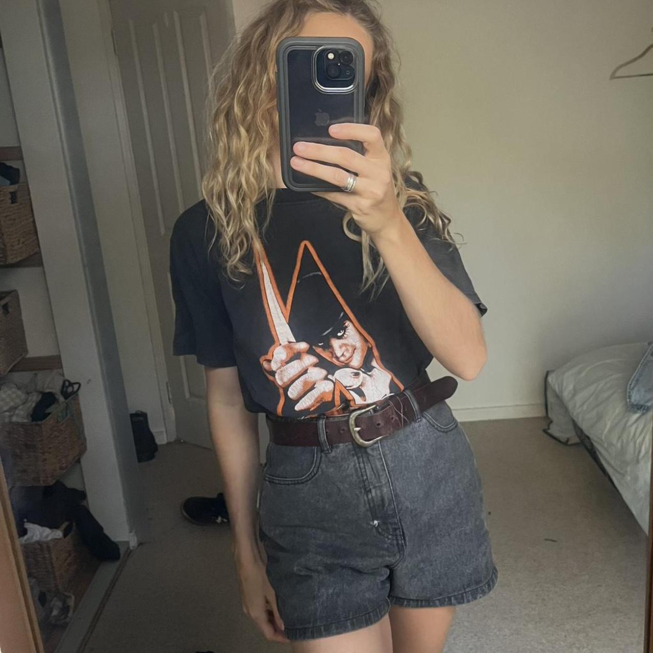 Clockwork orange vintage tee, would fit size 6-8 - Depop