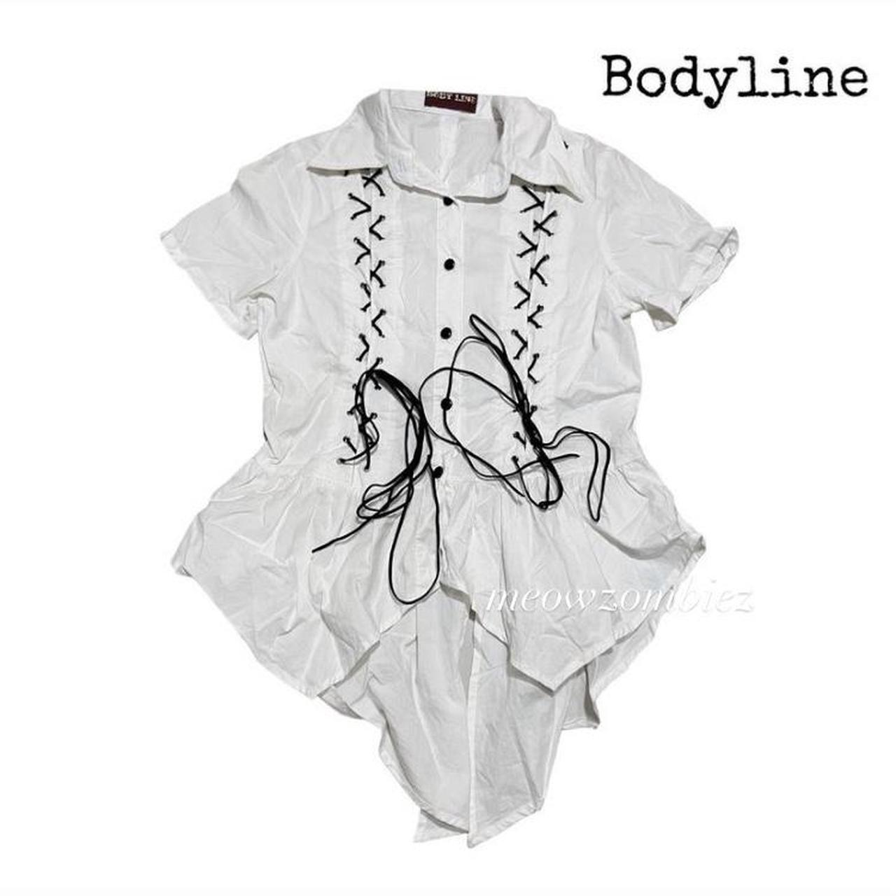 Bodyline Tokyo White Button Up Blouse🦷🕷️🕸️ Amazing... - Depop