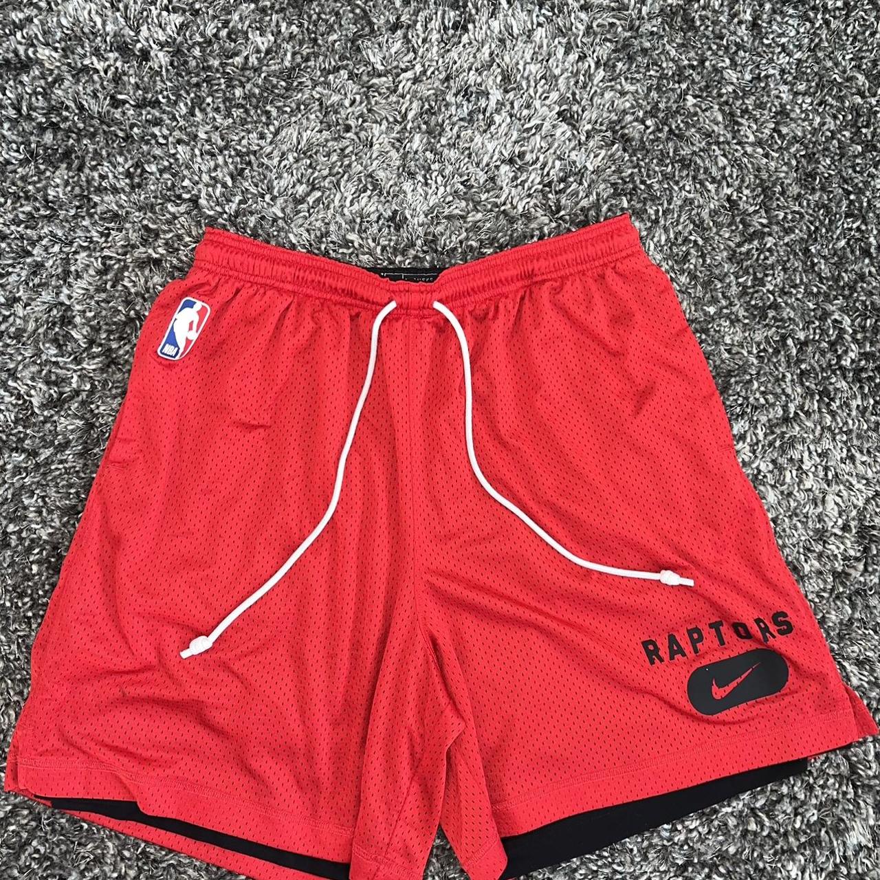 NBA Raptors Vintage Mesh Shorts - Depop