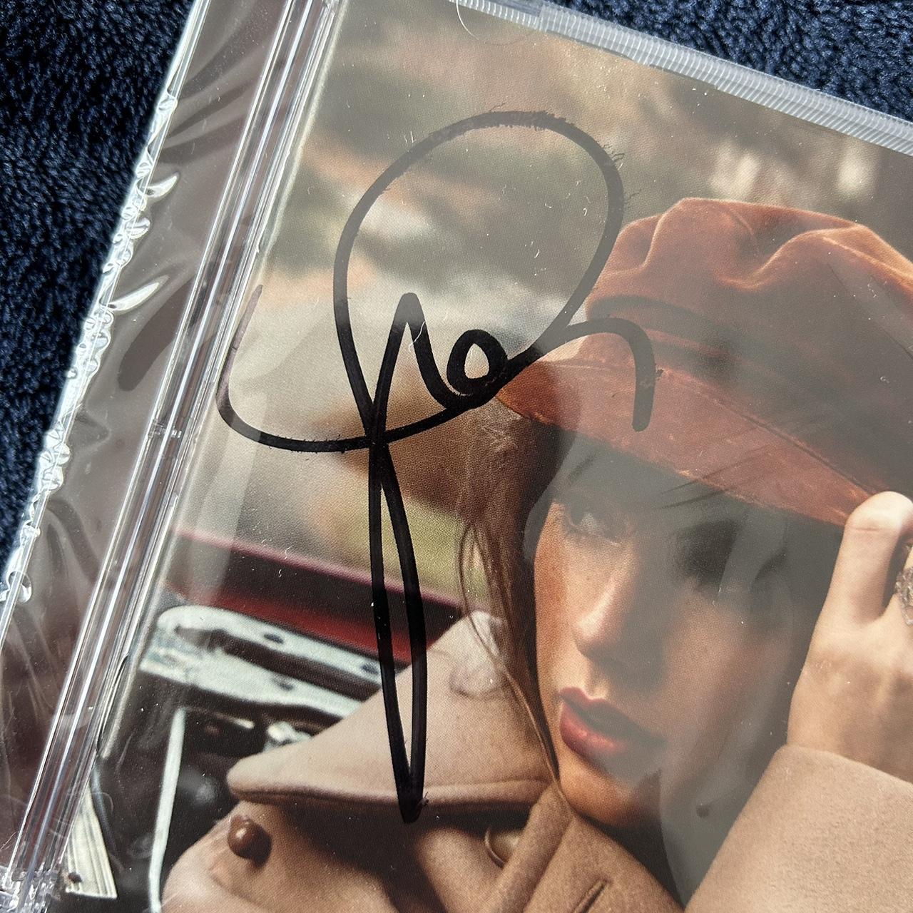 Signed Taylor Swift Red (Taylor’s Version) CD In... - Depop