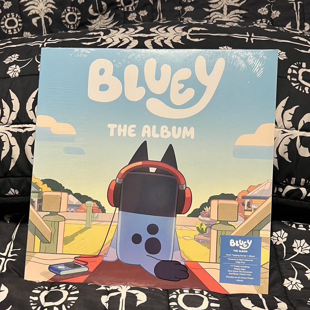 SEALED Bluey Season 1 Vinyl -pressed on blue vinyl... - Depop