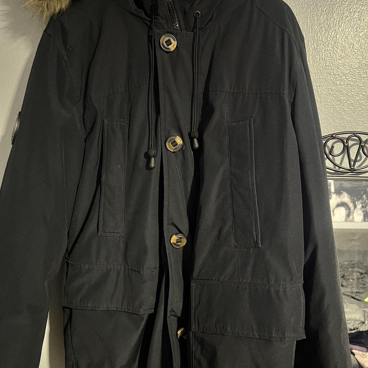 Super Dry Rookie Down Parka Coat USED NEXT DAY... - Depop
