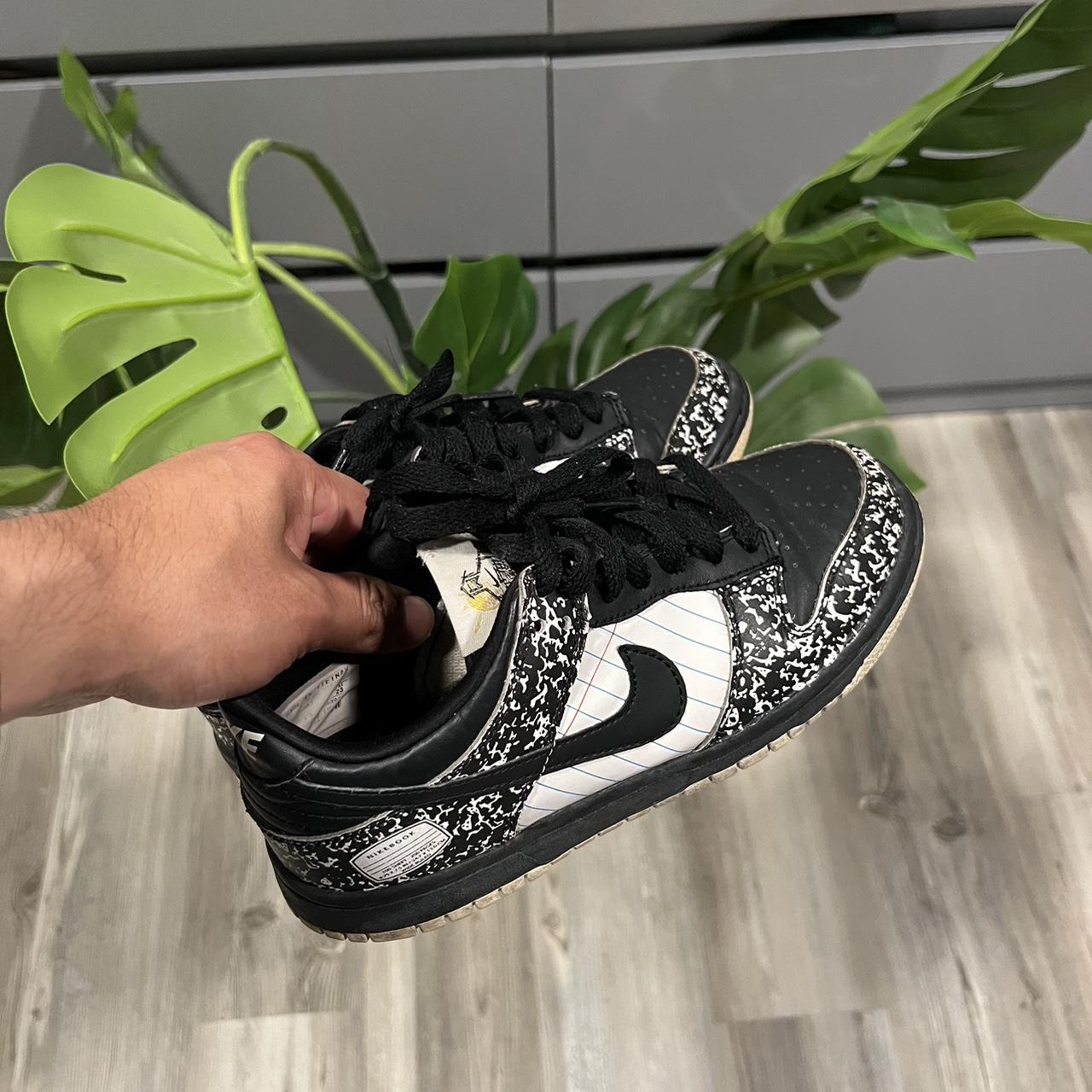 Nike Dunk Low Premium Notebook Size 4Y No Box - Depop