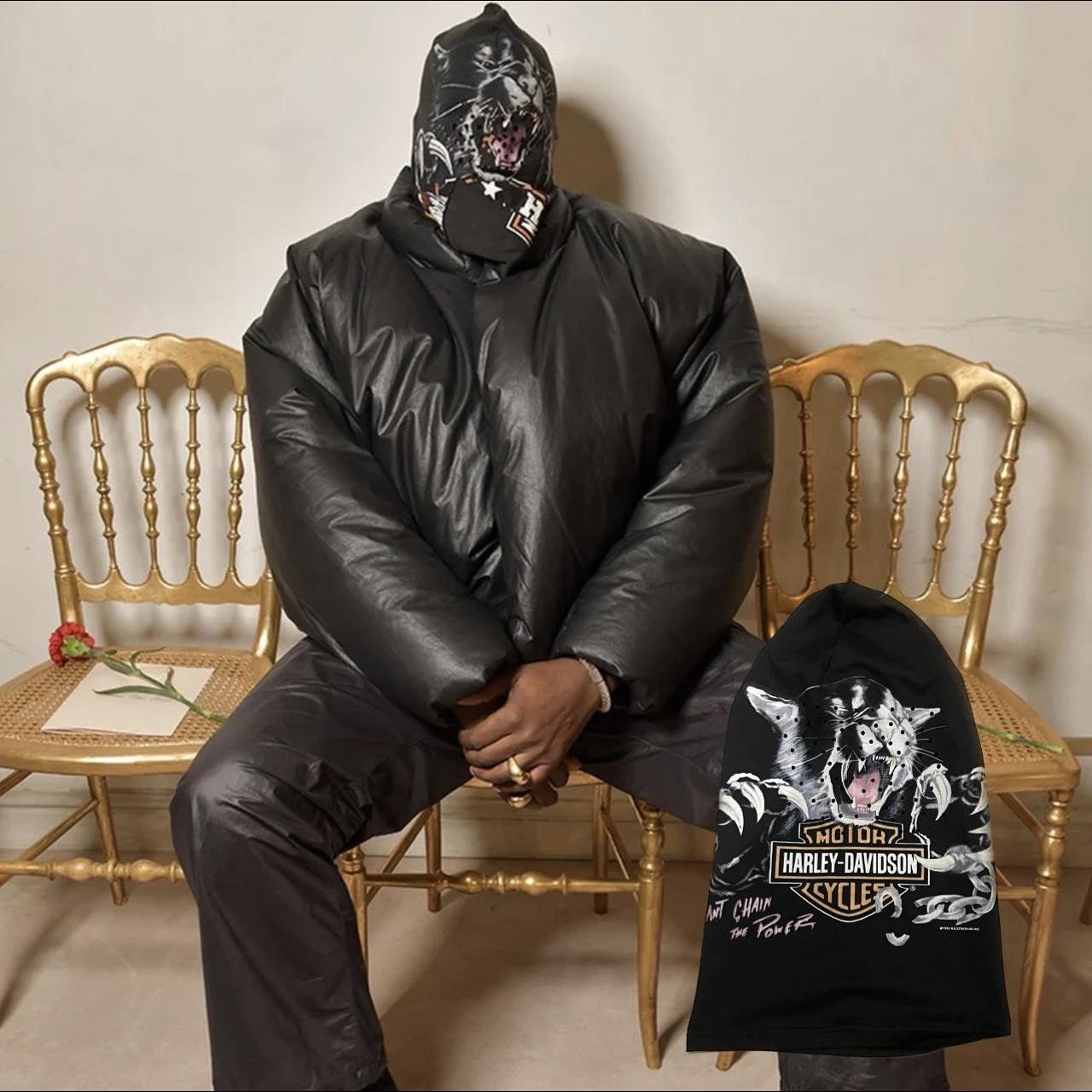 -Kayne West Yeezy Harley Davidson Mask -Kayne West... - Depop