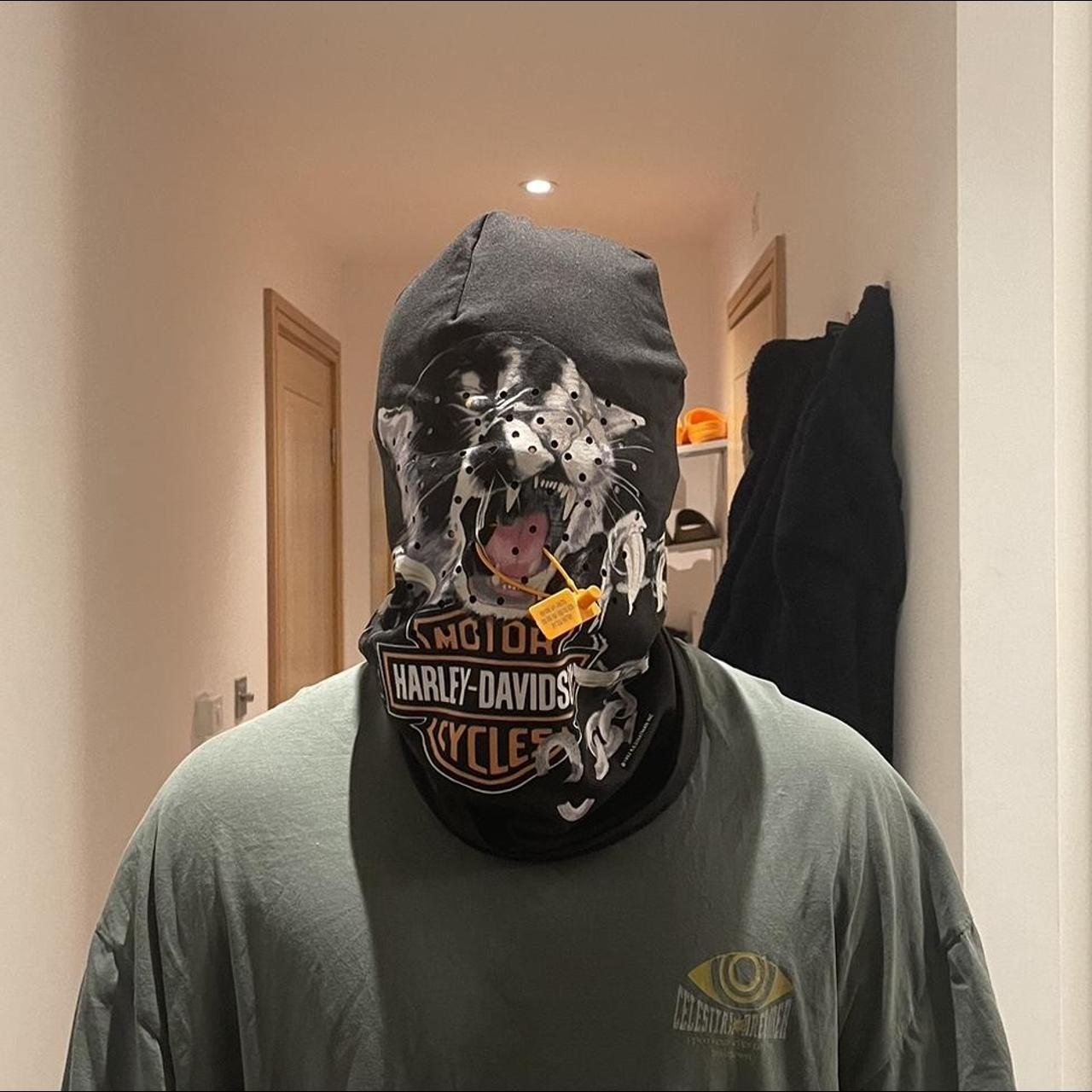 -Kayne West Yeezy Harley Davidson Mask -Kayne West... - Depop