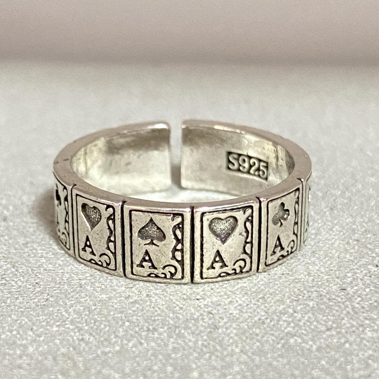 6-27 y2k vintage ring Material: s925 silver size：The... - Depop